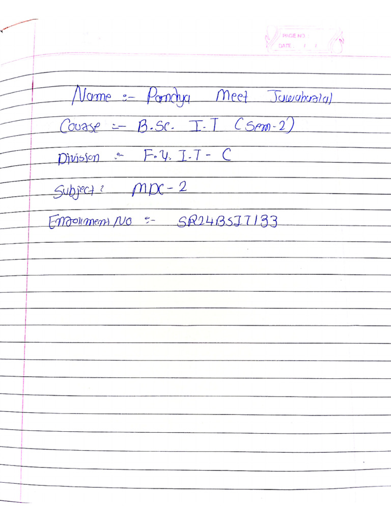 MDC Assignment 1 | PDF