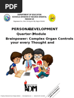 PERDEV - Q1 - Mod6 - The Parts of The Brain Developing A Personal Plan ...