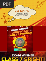 Grade 7 Term 1 2025 MATHEMATICS BASELINE TEST-1 | PDF | Elementary ...