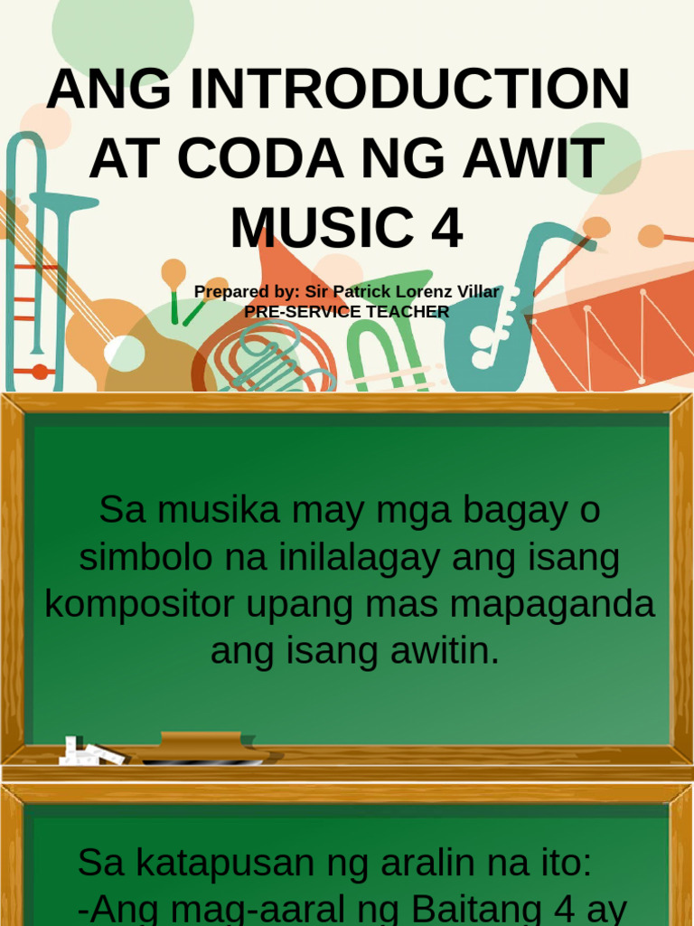 Coda Music 4 (Quarter 3 Module 3) | PDF