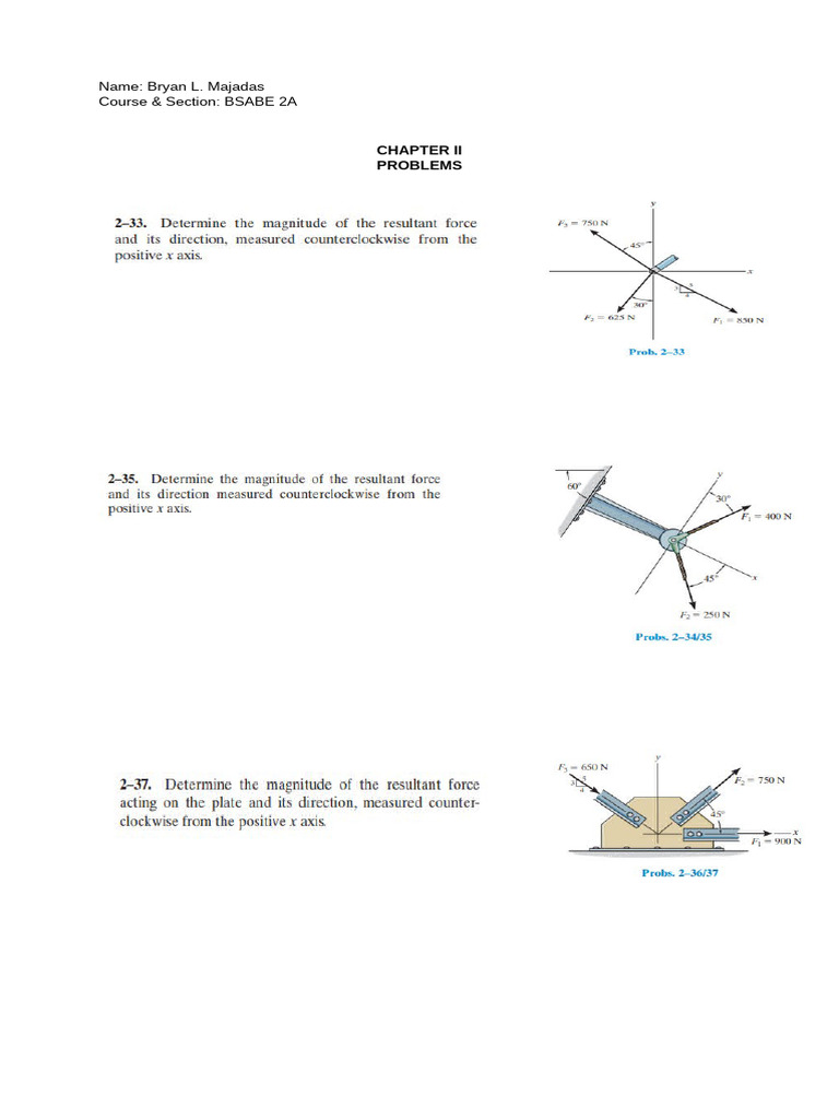 Chapter 2 Problems | PDF
