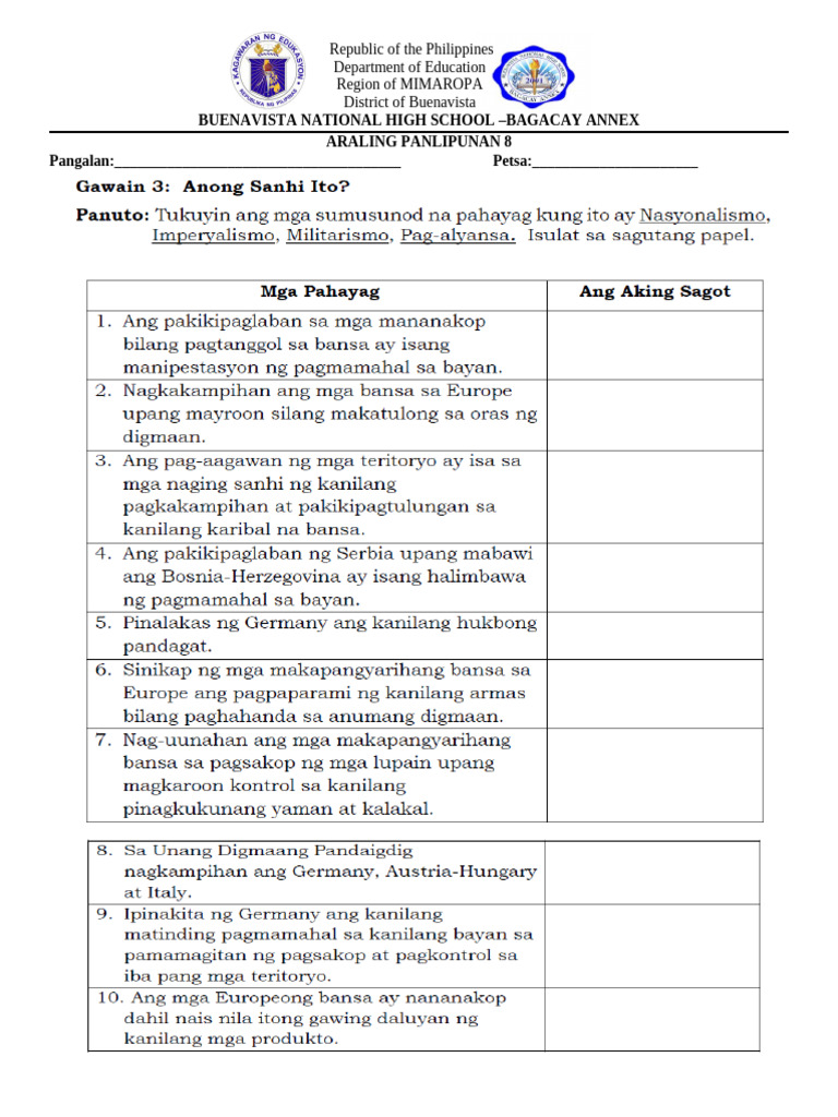 Activity #1 in Ap 8 | PDF
