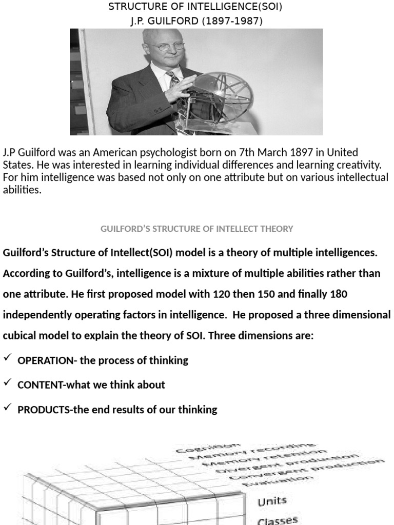 structure of intelligence | PDF | Intelligence | Psychology