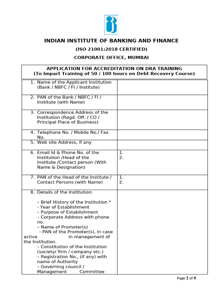 DRA Accreditation Application Form Feb - Mar2025 | PDF