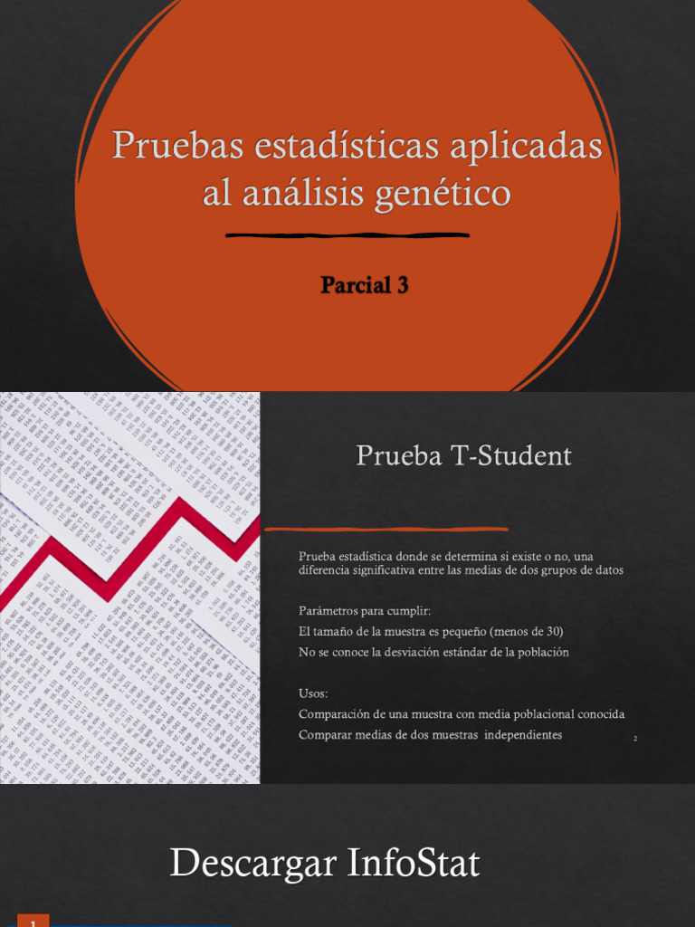 Pruebas estadísticas en análisis genético | PDF | Estadísticas | Método ...