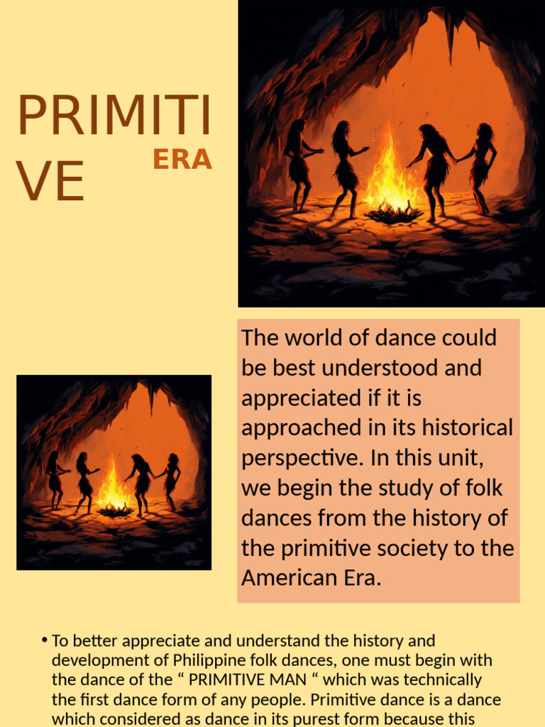 Group 1 Primitive Era. TM 1A | PDF | Dances | Rituals