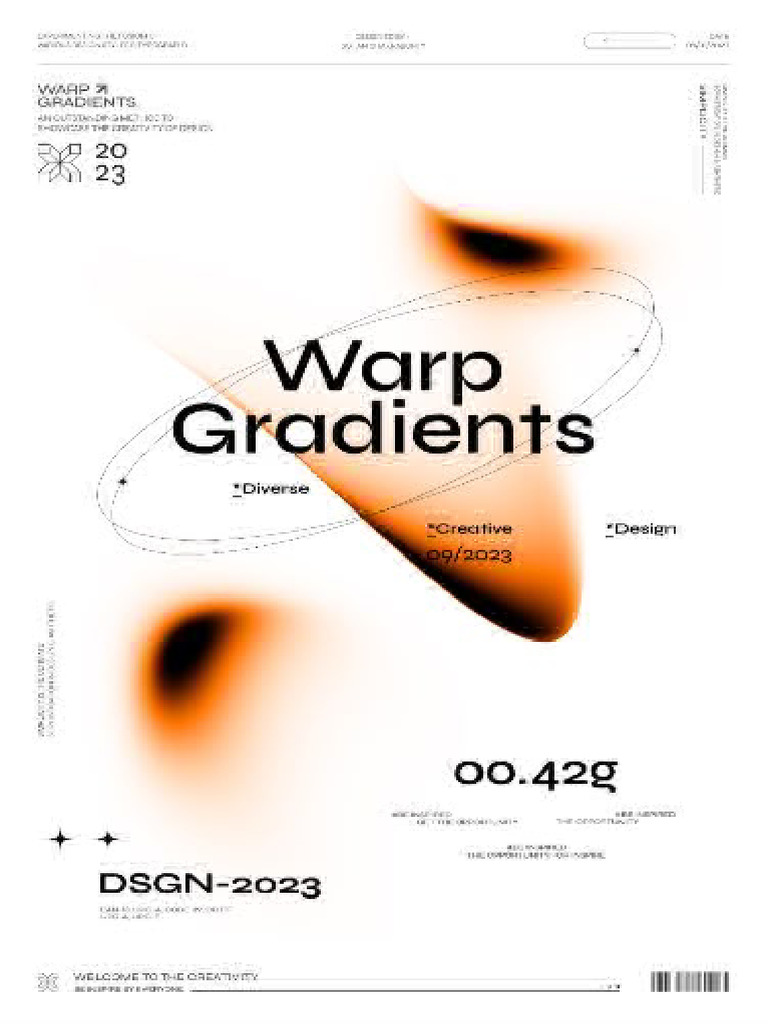 Warp Gradient Poster Design | PDF