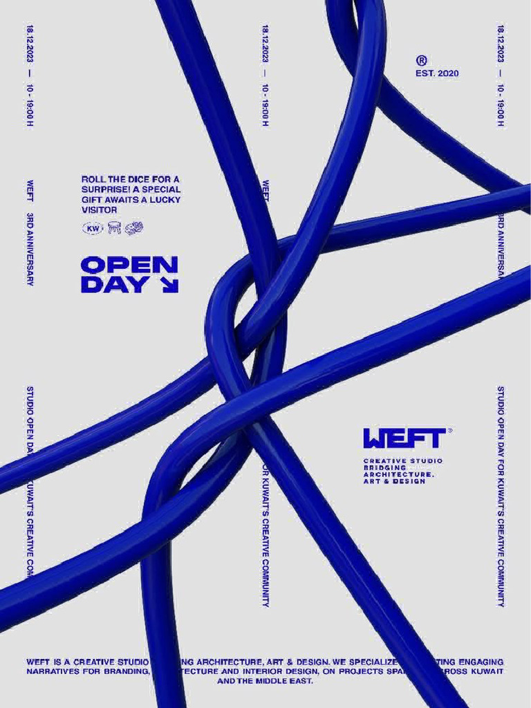 WEFT 3rd Anniversary Poster | PDF