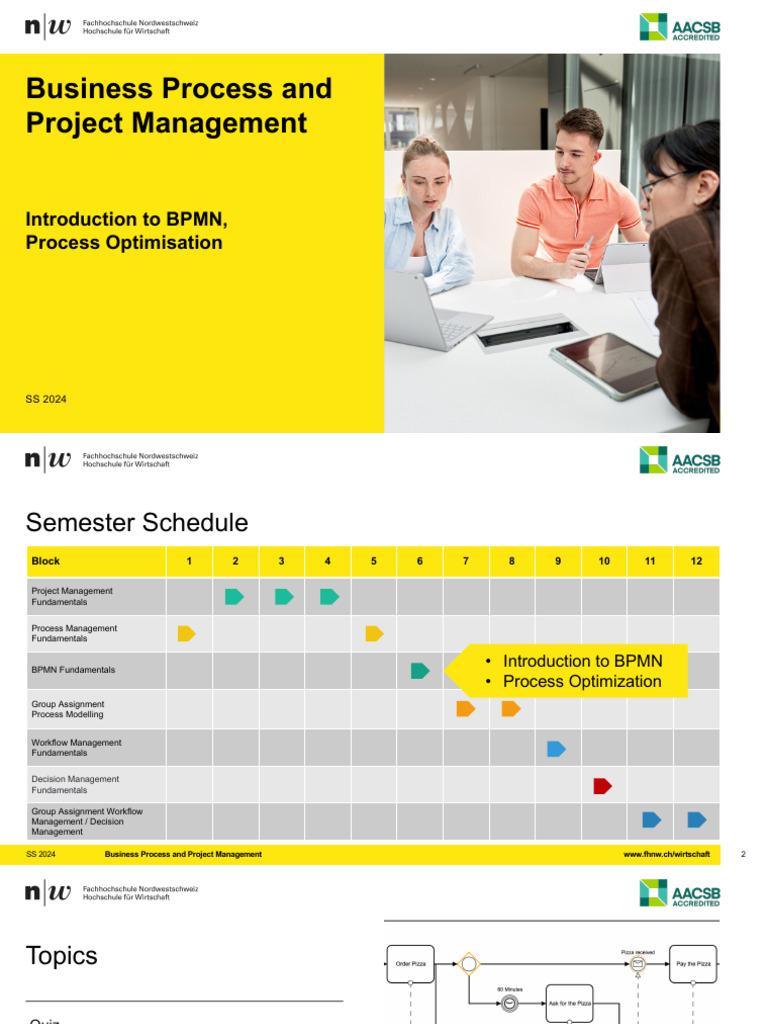 Block 06 - Introduction To BPMN, Process Optimization | PDF | Project ...