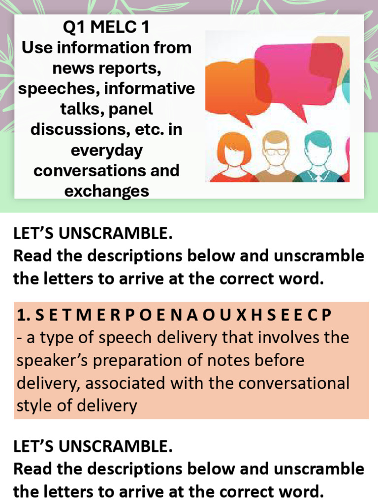 ARTS Quarter 4 - Module 1 Week 1 & 2: Original Performance With The Use ...