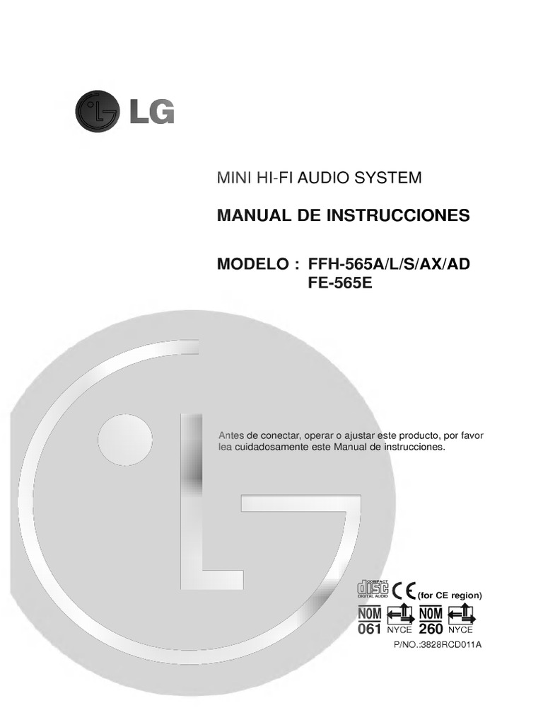 Manual LG ffh-565 | PDF