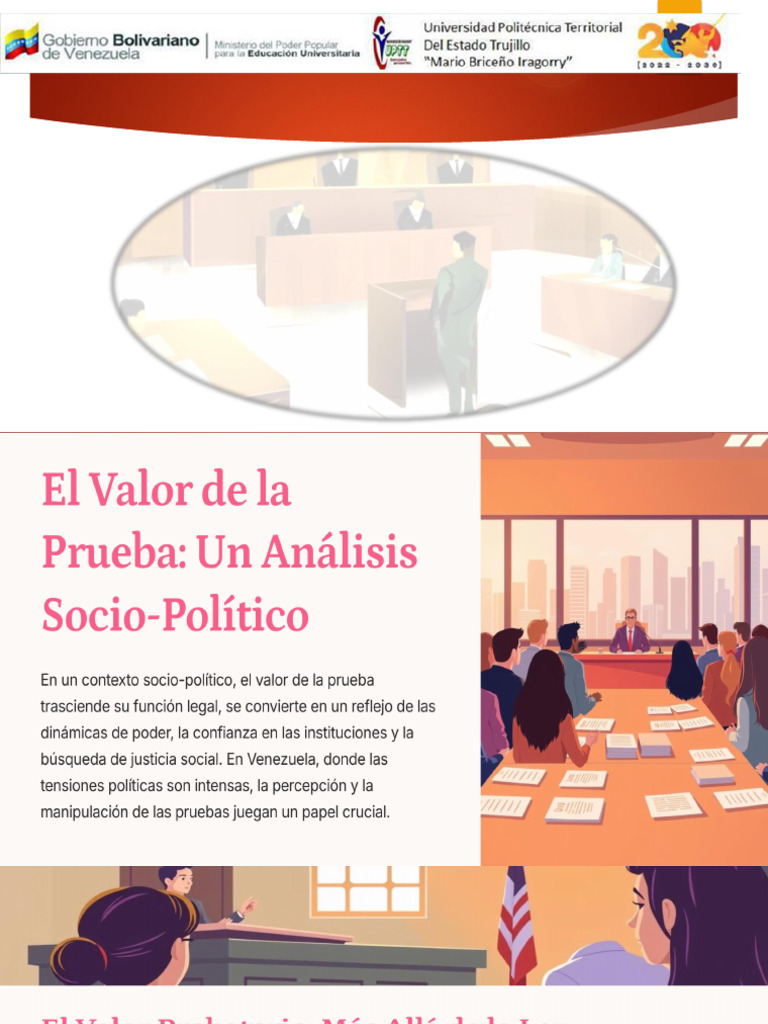 El Valor de La Prueba - Presentación Powerpoint | PDF