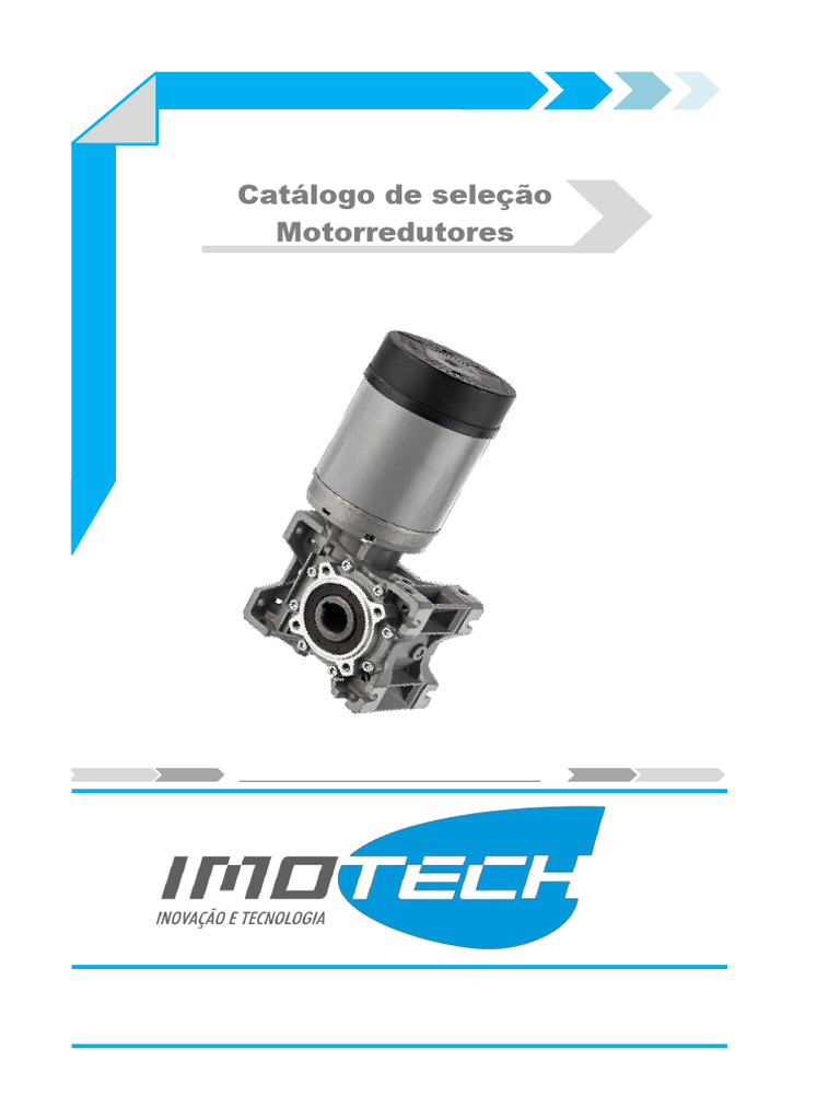 Seleção de Motorredutores Imotech | PDF | Cinemática | Torque