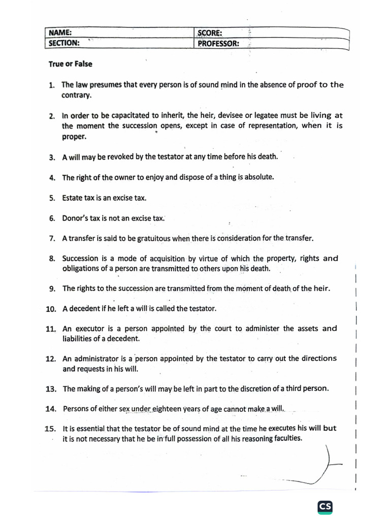 Tax Activity 1 | PDF
