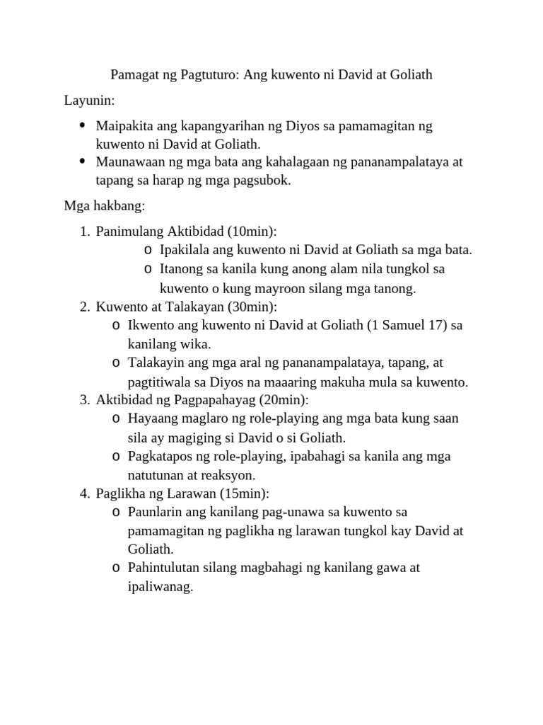 Lara's Lesson Plan | PDF