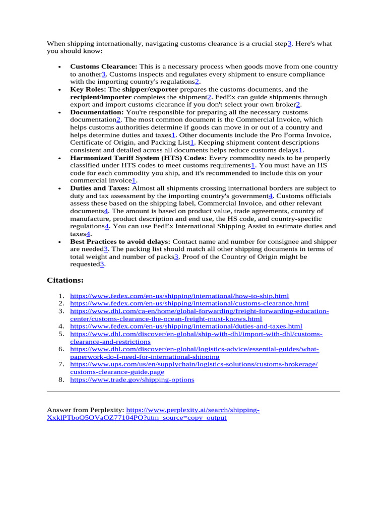 Customs Pdf Customs Business