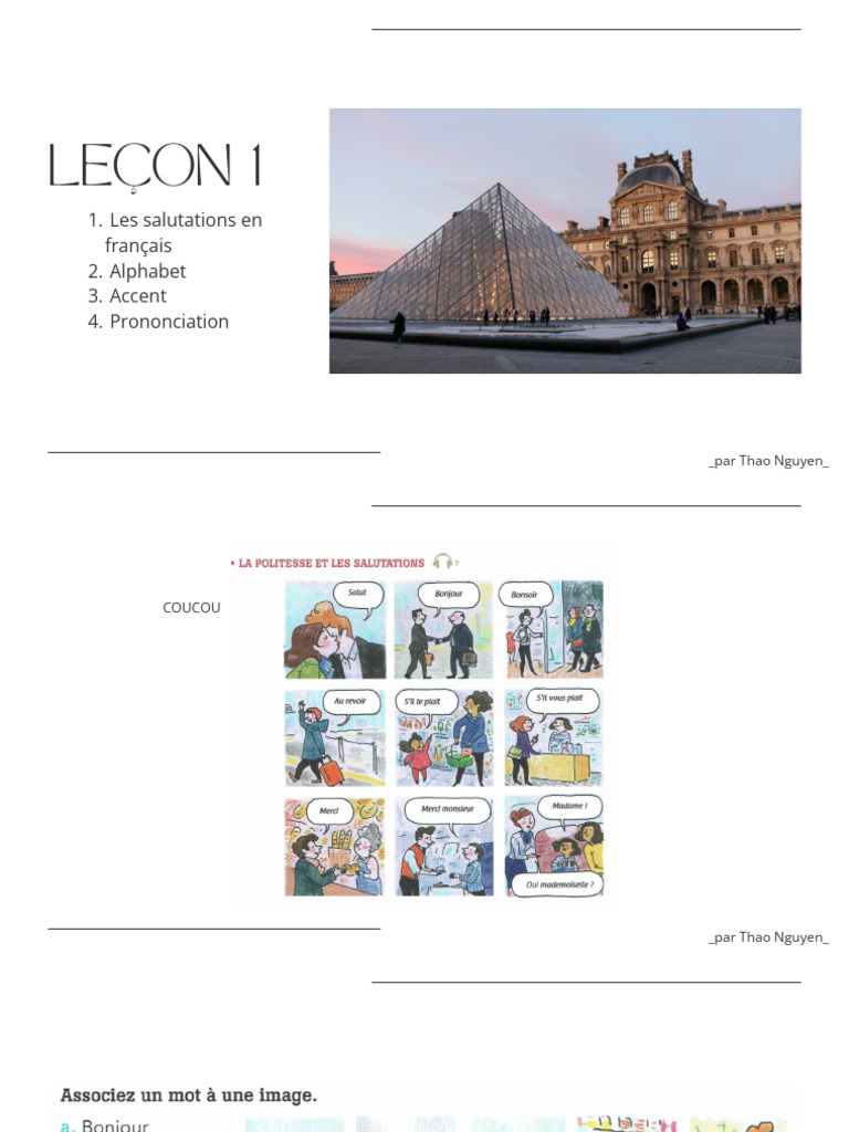 Lecon 1 | PDF