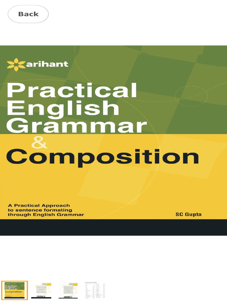 Practical English Grammar & Composition S.C. Gu | PDF