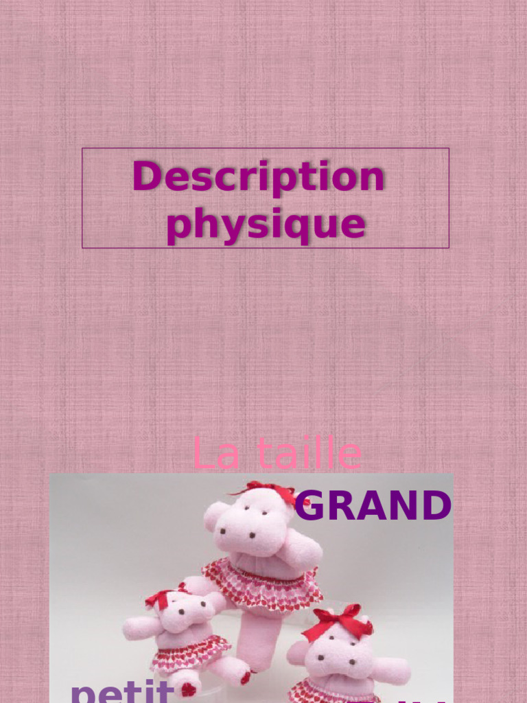 description physique | PDF