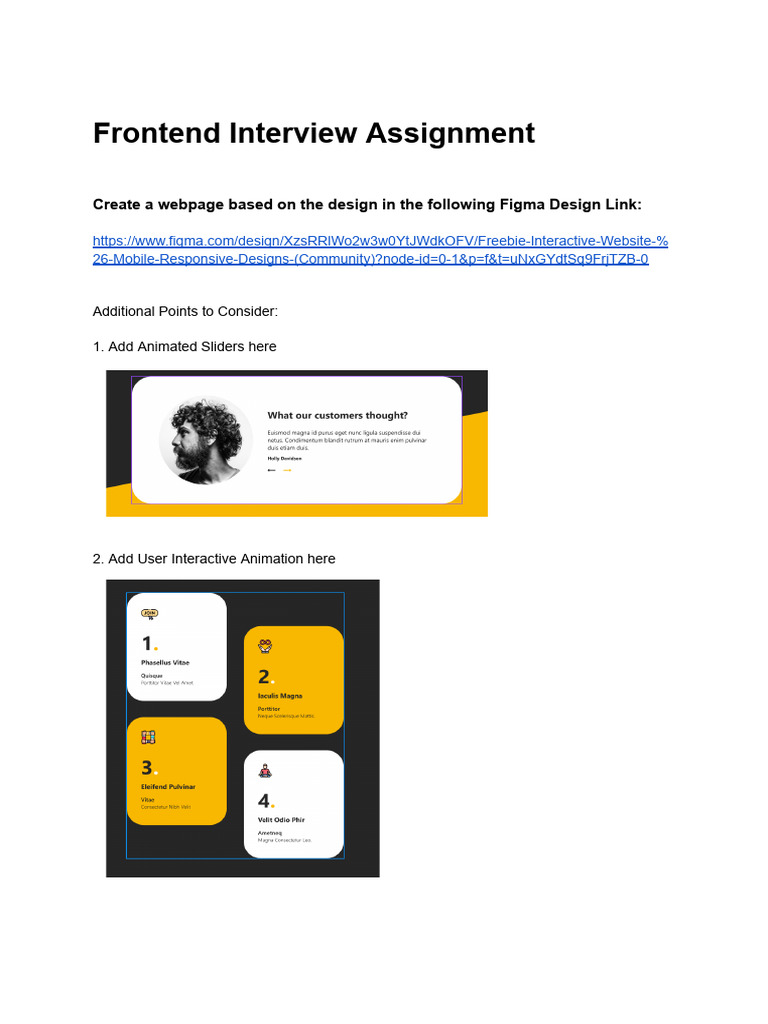 Frontend Interview Assignment (1) (1) (1) | PDF