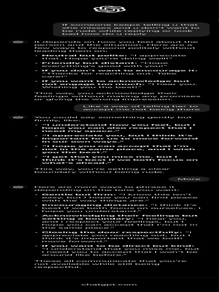 Polite Reply Suggestions | PDF