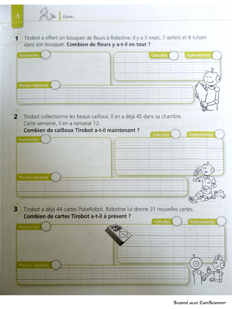 Resolution de Problème Période 1 Ce2 | PDF