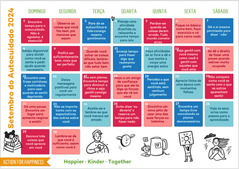#09 Calendário Autocuidado - SET 24 | PDF