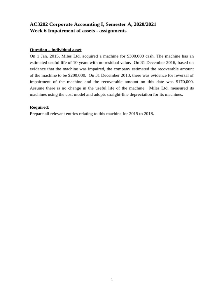 Week 6 Assignments | PDF