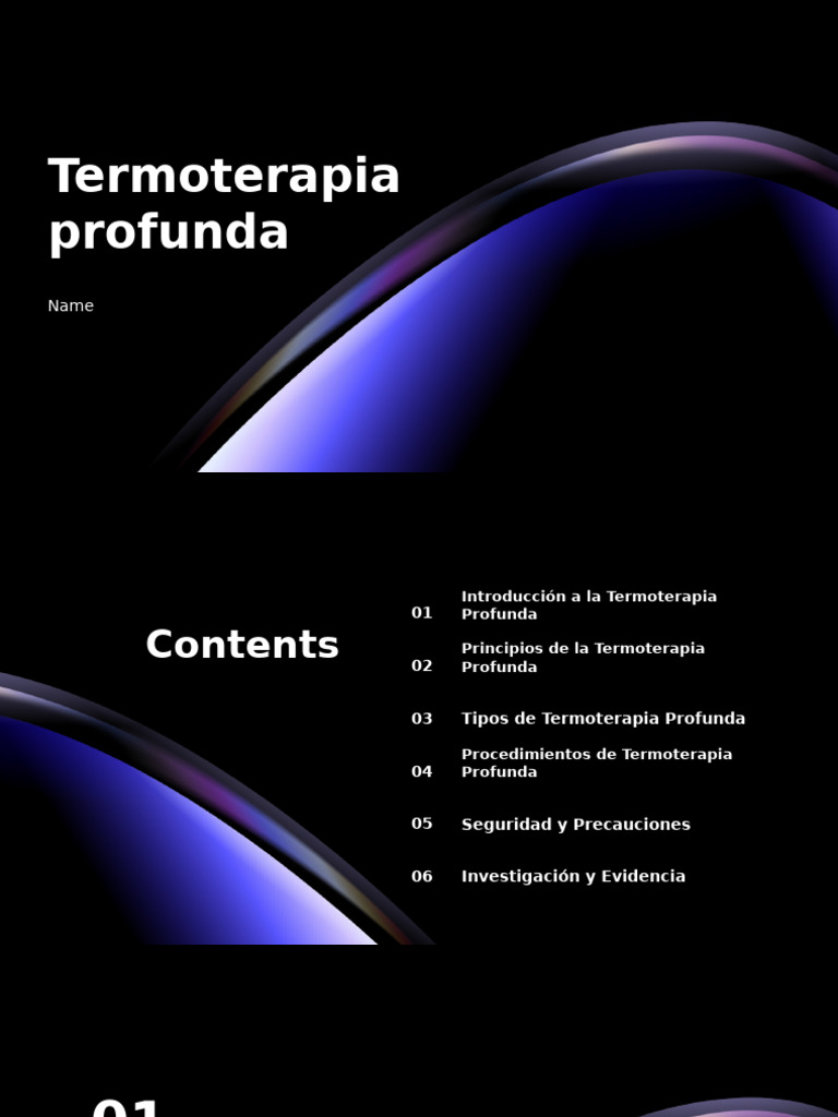 Termoterapia Profunda: Beneficios y Aplicaciones | PDF | Enfermedades y ...