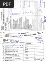 Railroad Safety Inspection Checklist | PDF | Rail Transport | Safety