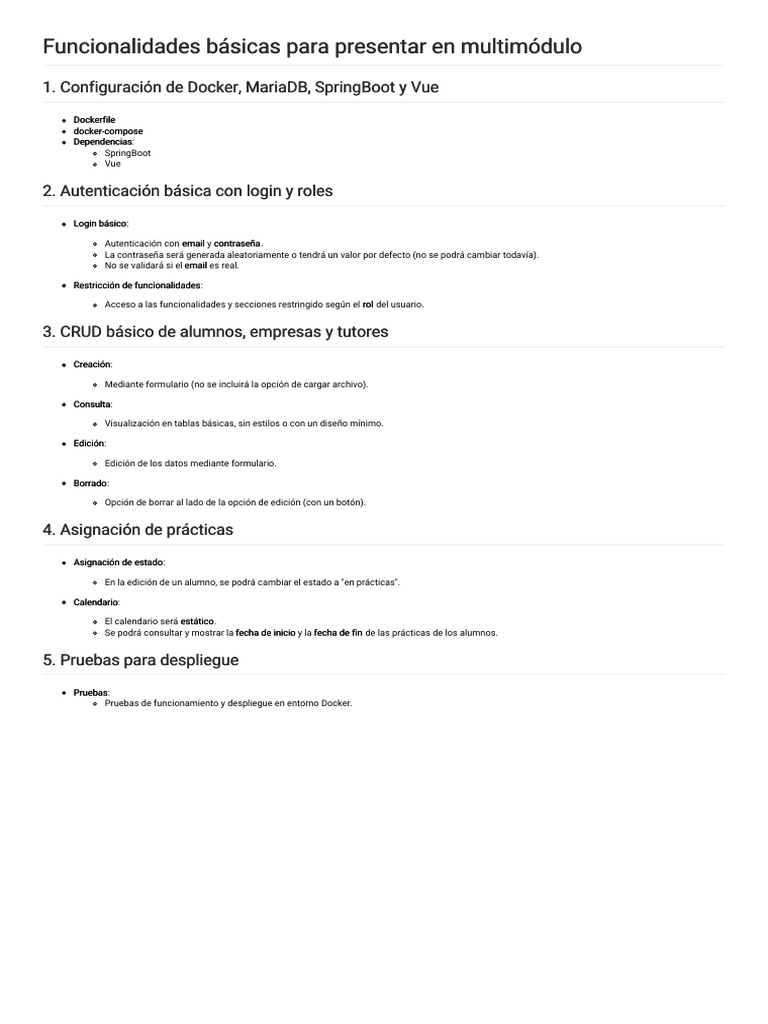 Proyecto Modulos | PDF