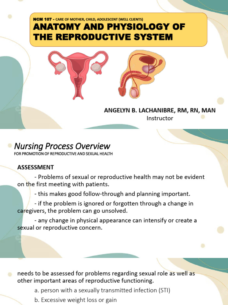 Reproductive Health Nursing Overview | PDF | Testicle | Uterus