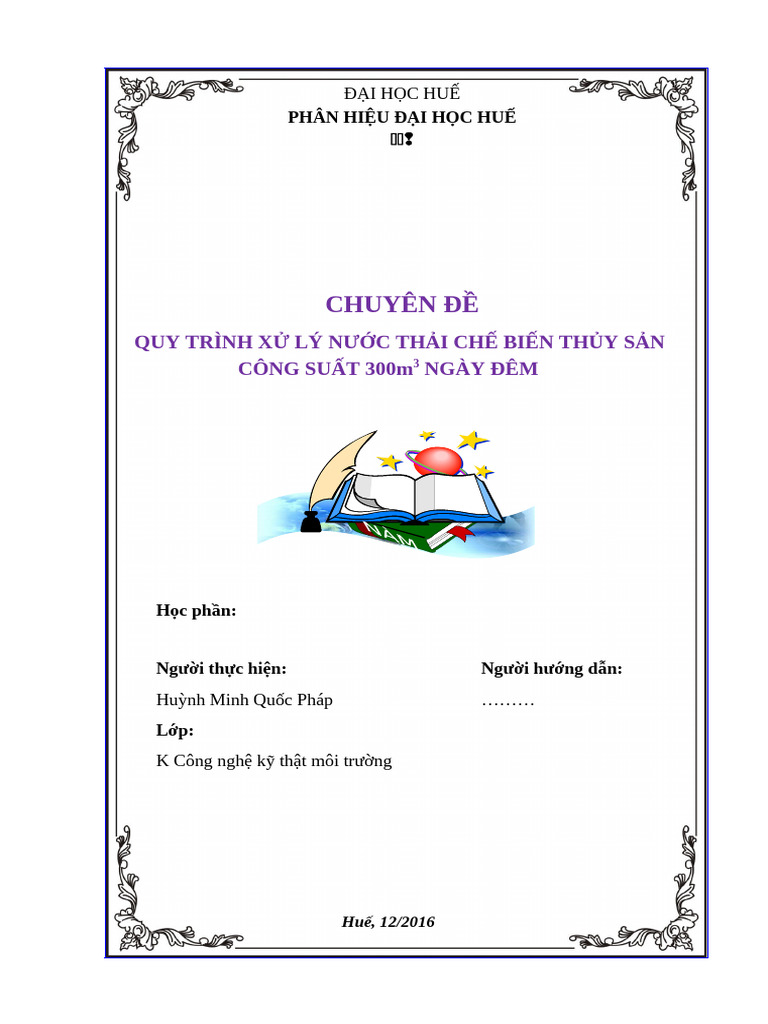 HUYNH MINH QUOC PHAP - DA Mon Hoc XLNT | PDF