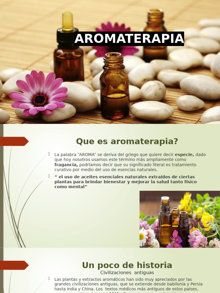 AROMATERAPIA | PDF | Perfume | Aromaterapia