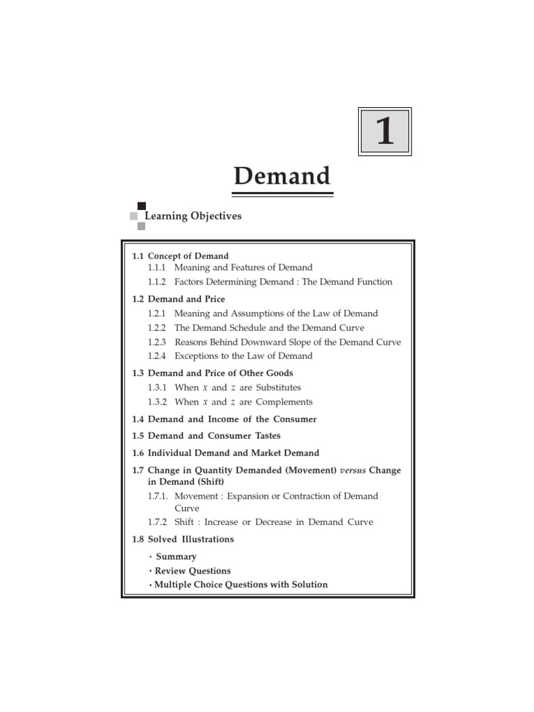 Understanding Demand in Microeconomics | PDF | Demand | Demand Curve