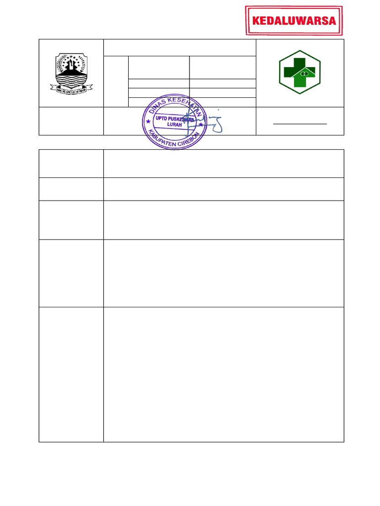 Prosedur Identifikasi Pengunjung Puskesmas | PDF