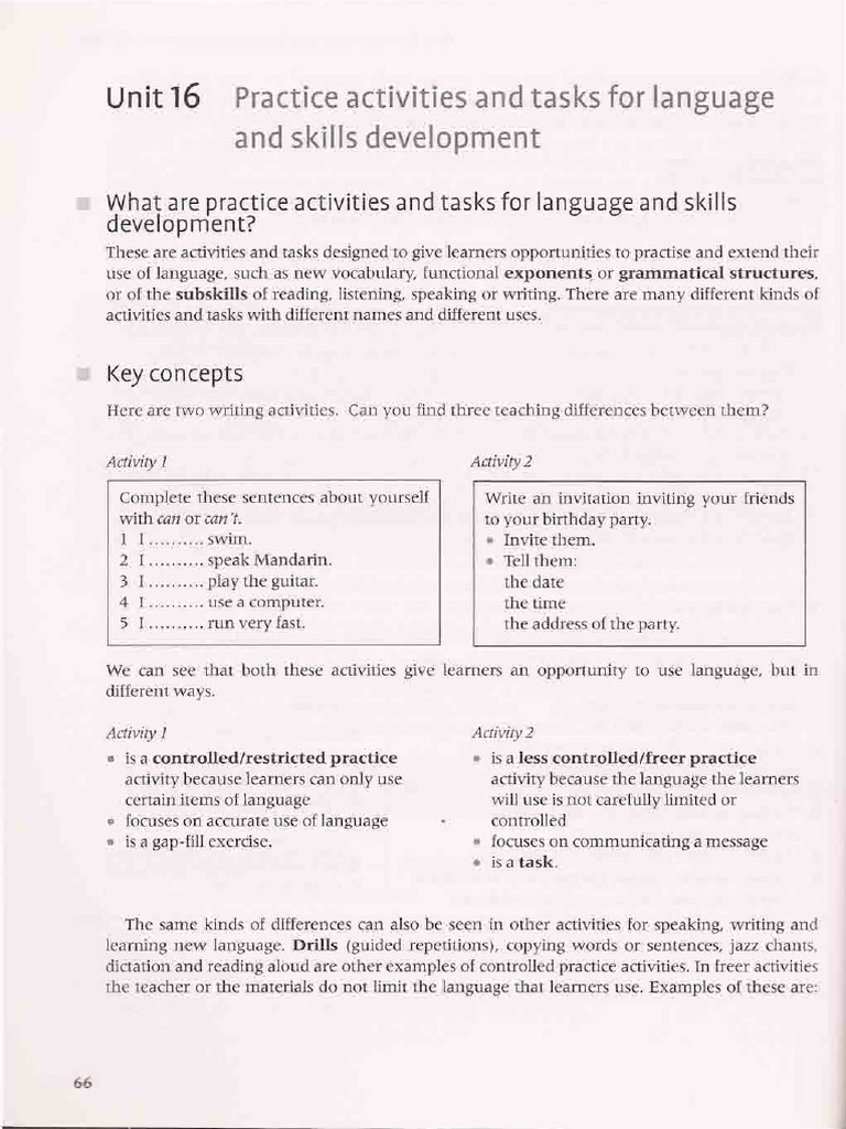 (3.2) Activity and Task - Cambridge The TKT Teaching Knowledge Test ...
