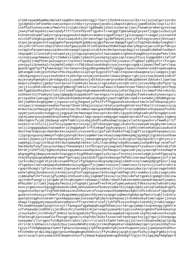 Random Text Document Analysis | PDF