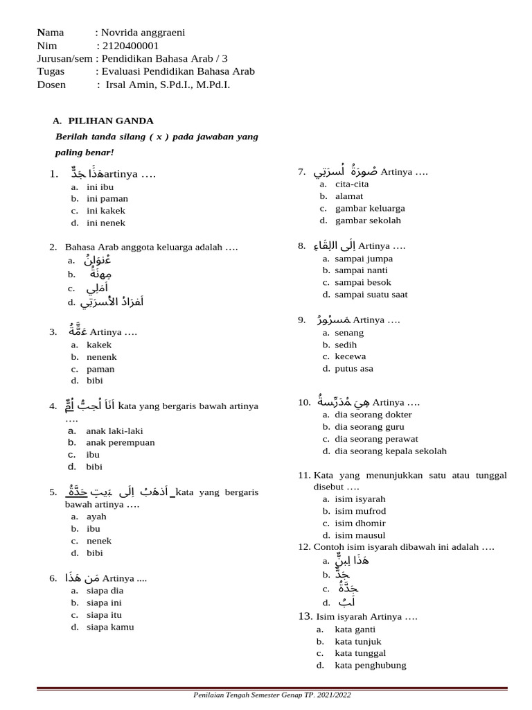 Tugass Evaluasi 1 | PDF