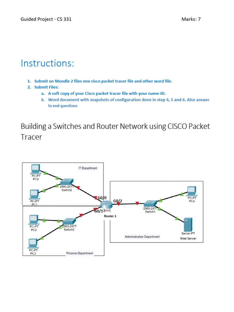 241_CS331-CiscoGuided_Project | PDF | Ip Address | Computer Network