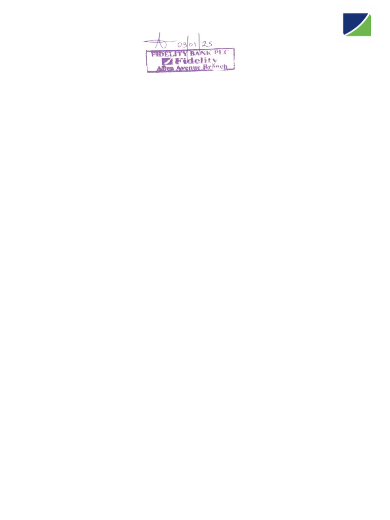 Fidelity Letterhead Original | PDF