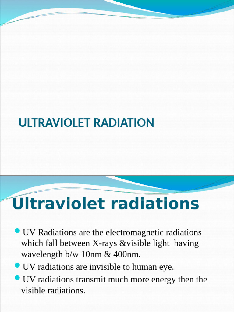 Ultra Violet Radiation 13 1 | PDF | Ultraviolet | Psoriasis