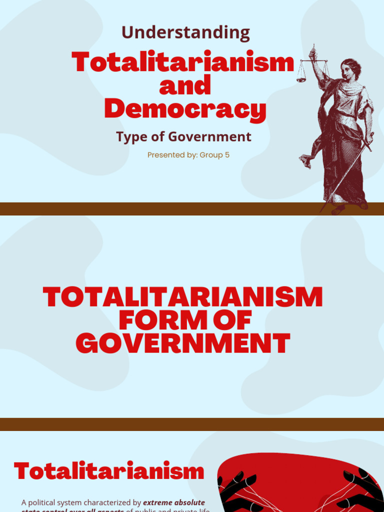 Totalitarianism vs. Democracy Explained | PDF | Totalitarianism | Democracy