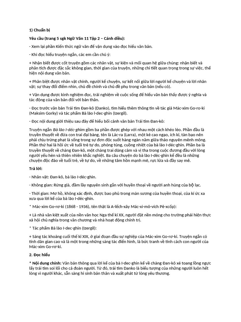 Trái Tim DANKO | PDF