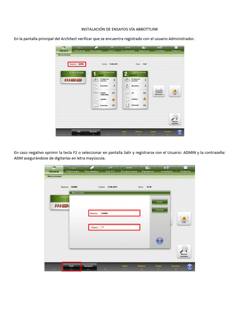 Instalación de Ensayos Vía Abbottlink | PDF