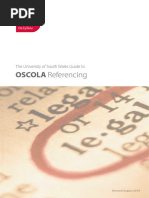 OSCOLA Quick Guide 2022 23 | PDF | Case Citation | Citation