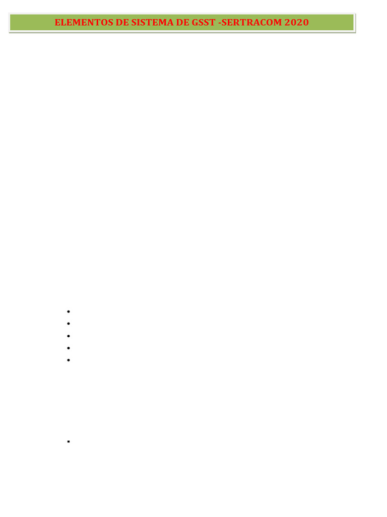 9.1.2 ELEMENTOS DEL SISTEMA DE GSST SERTRACOM A | PDF | Cuidado de la ...