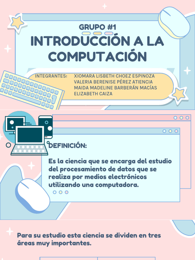 Grupo 1 - Introducci-N A La Computaci-N | PDF