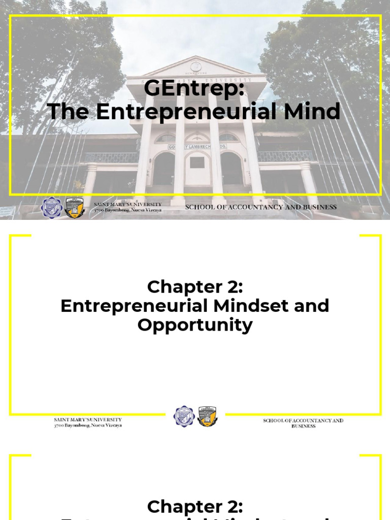 GEntrep Chapter 2 Reading 1 - Growth and Fixed Mindset | PDF | Mindset | Entrepreneurship