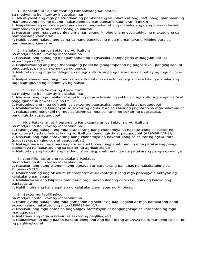 Mga-Layunin-q4 | PDF